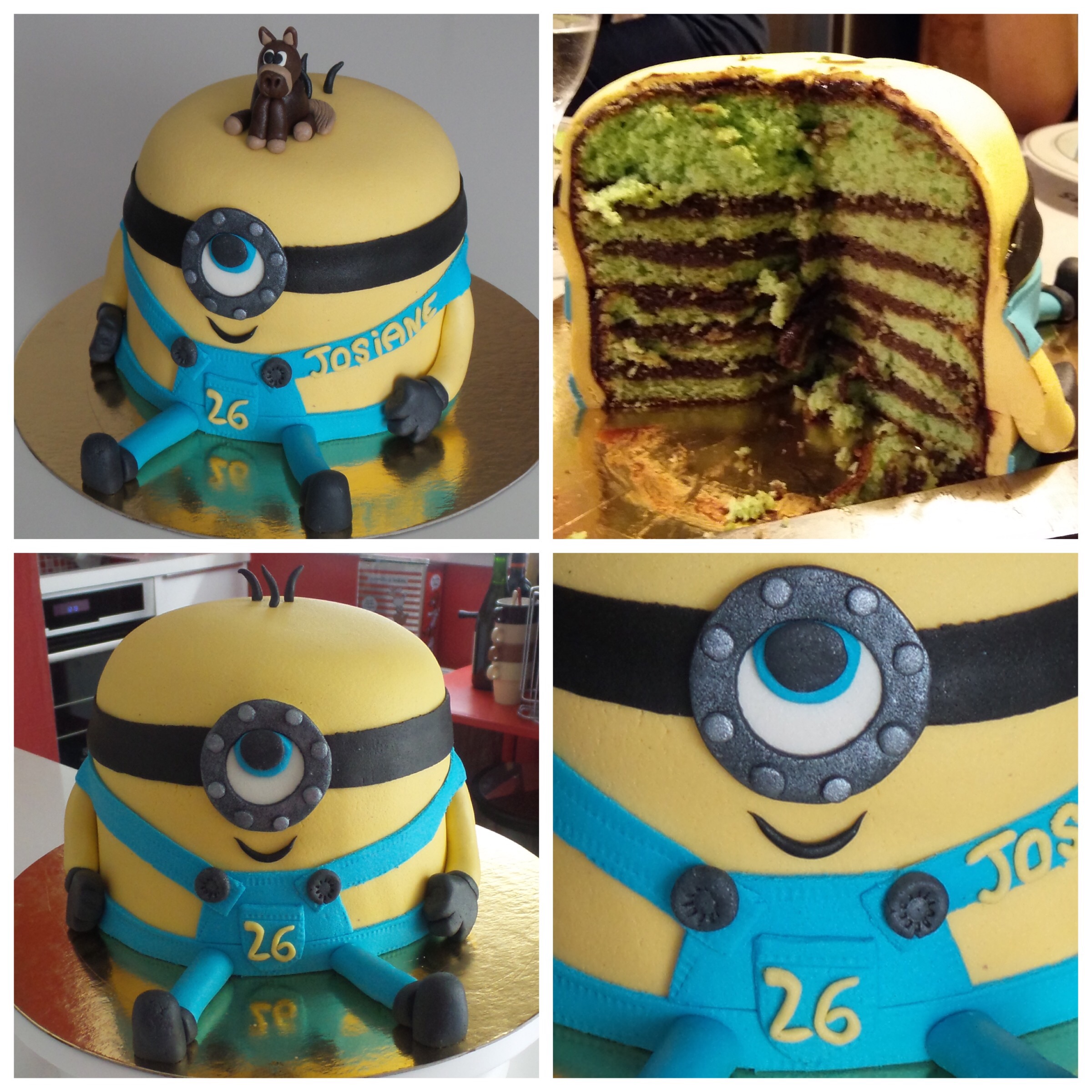 Gâteau pour une fan des minions | Les pâtisseries de Julie